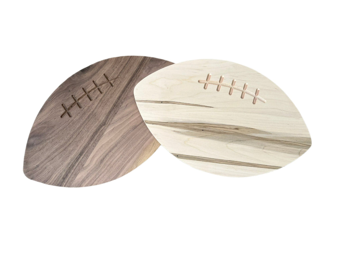 Football Shape Cutting Board – Nickel City Woodworking